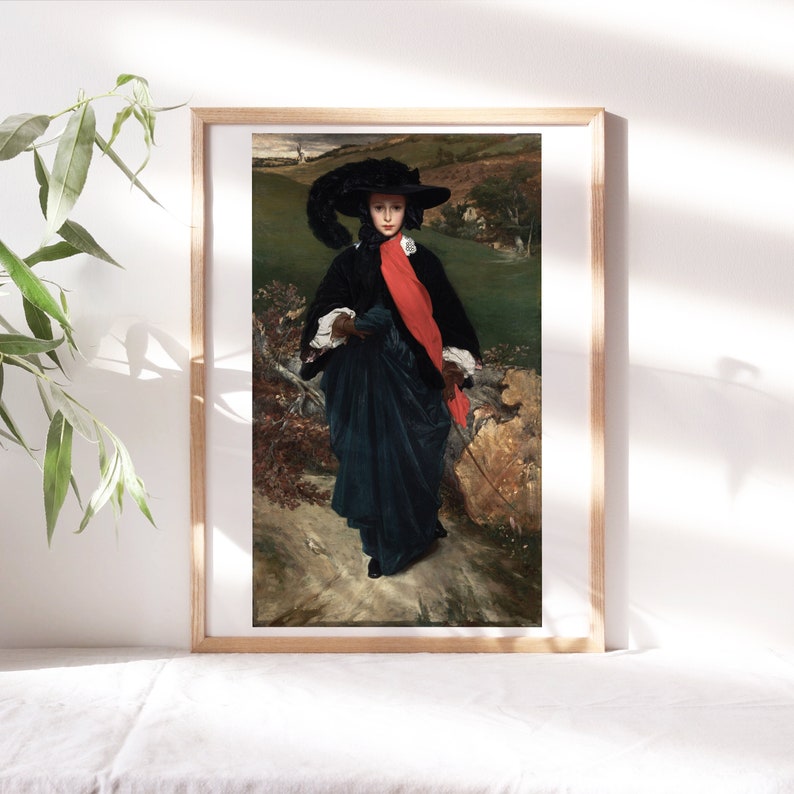 Frederic Leighton, Portrait of May Sartoris, 1860, Fine Art Poster ...