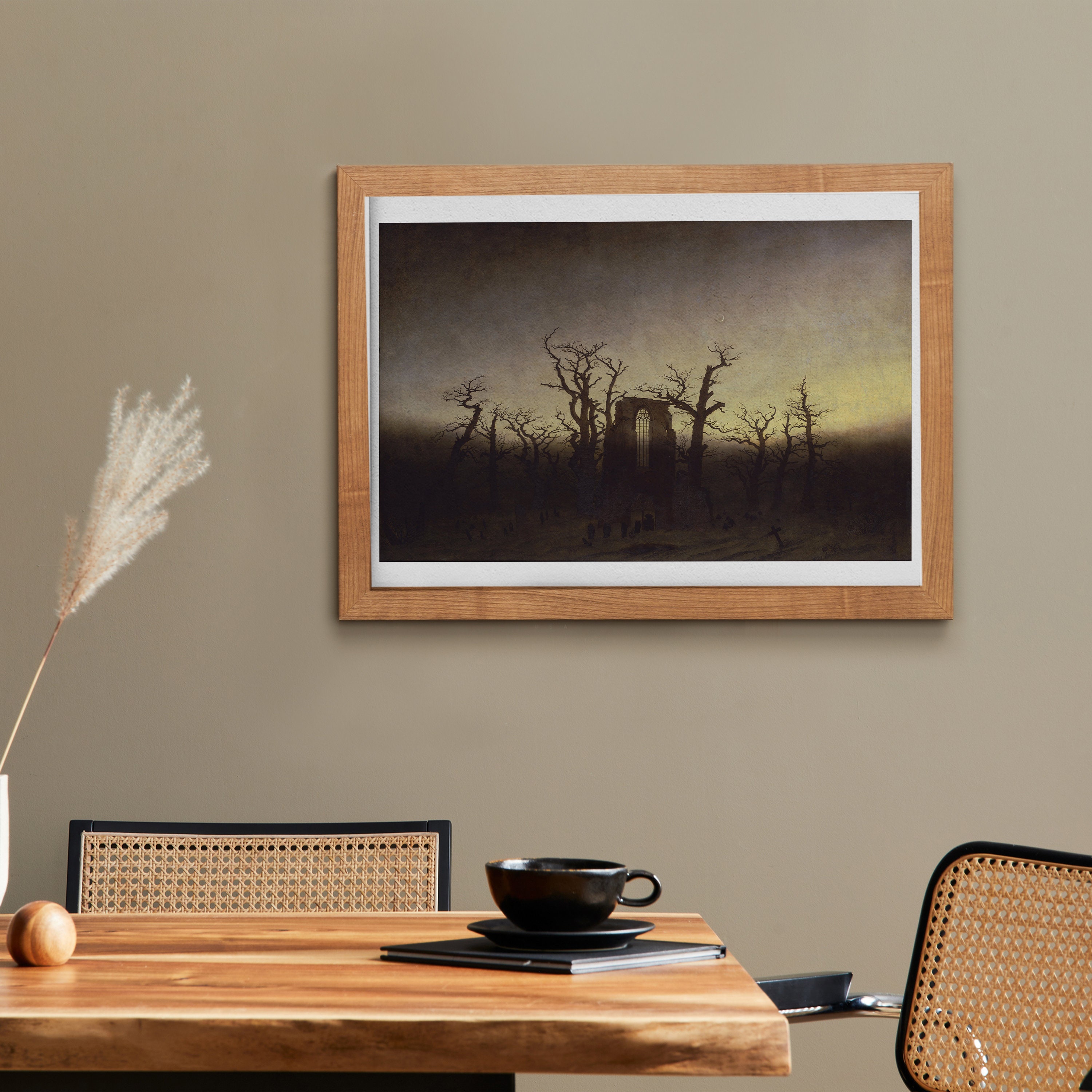 Tapisserie Autocollante Caspar David Friedrich Poster Reproduction - Le ...