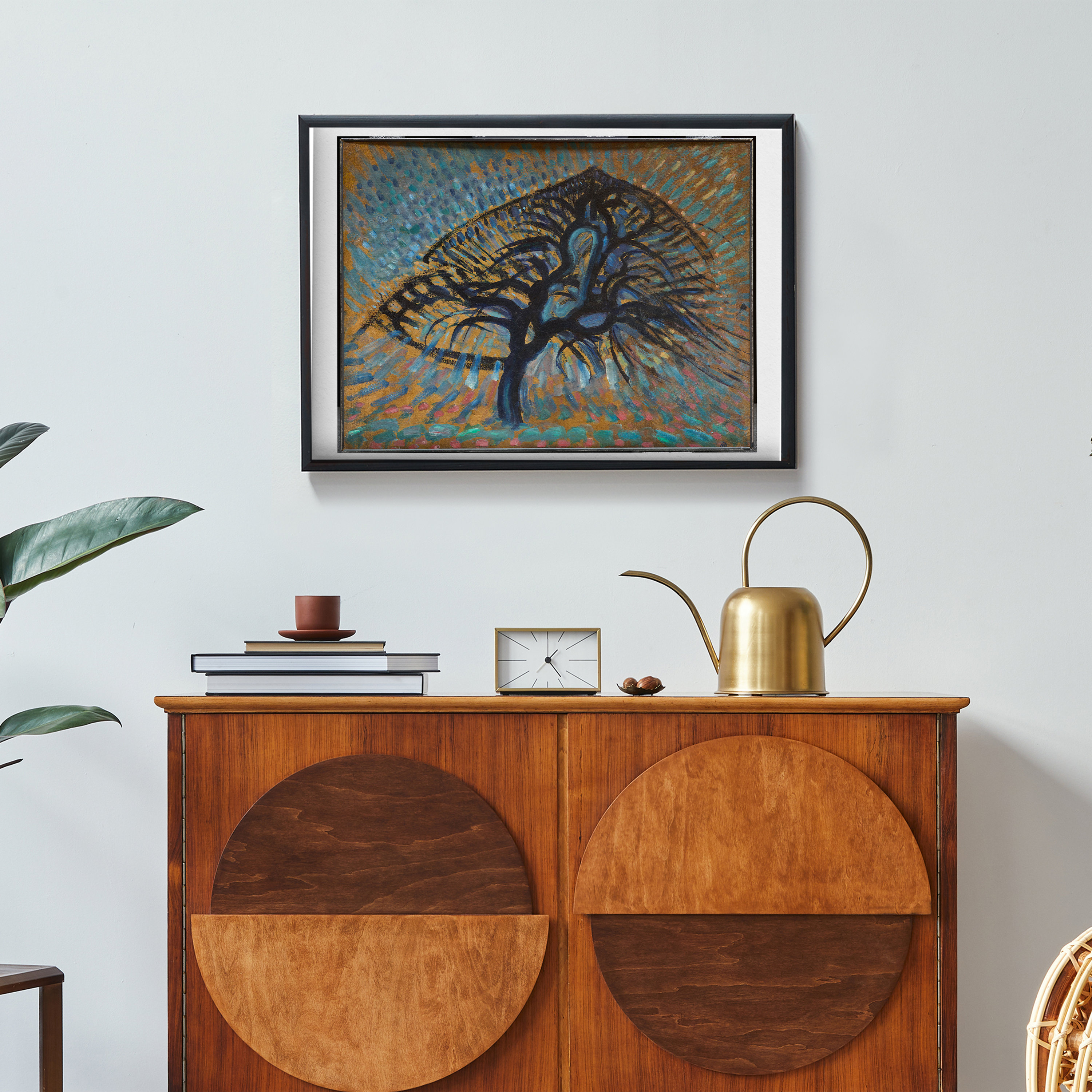 Piet Mondrian Apple Tree Pointillist Version 1909 Living - Etsy