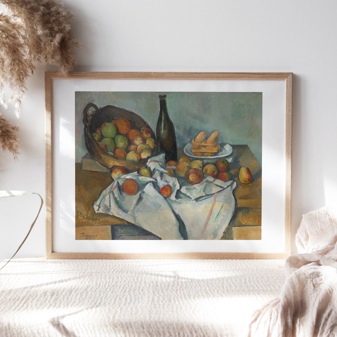 Paul Cezanne, the Basket of Apples, 1887, Living Room Wall Art ,premium ...