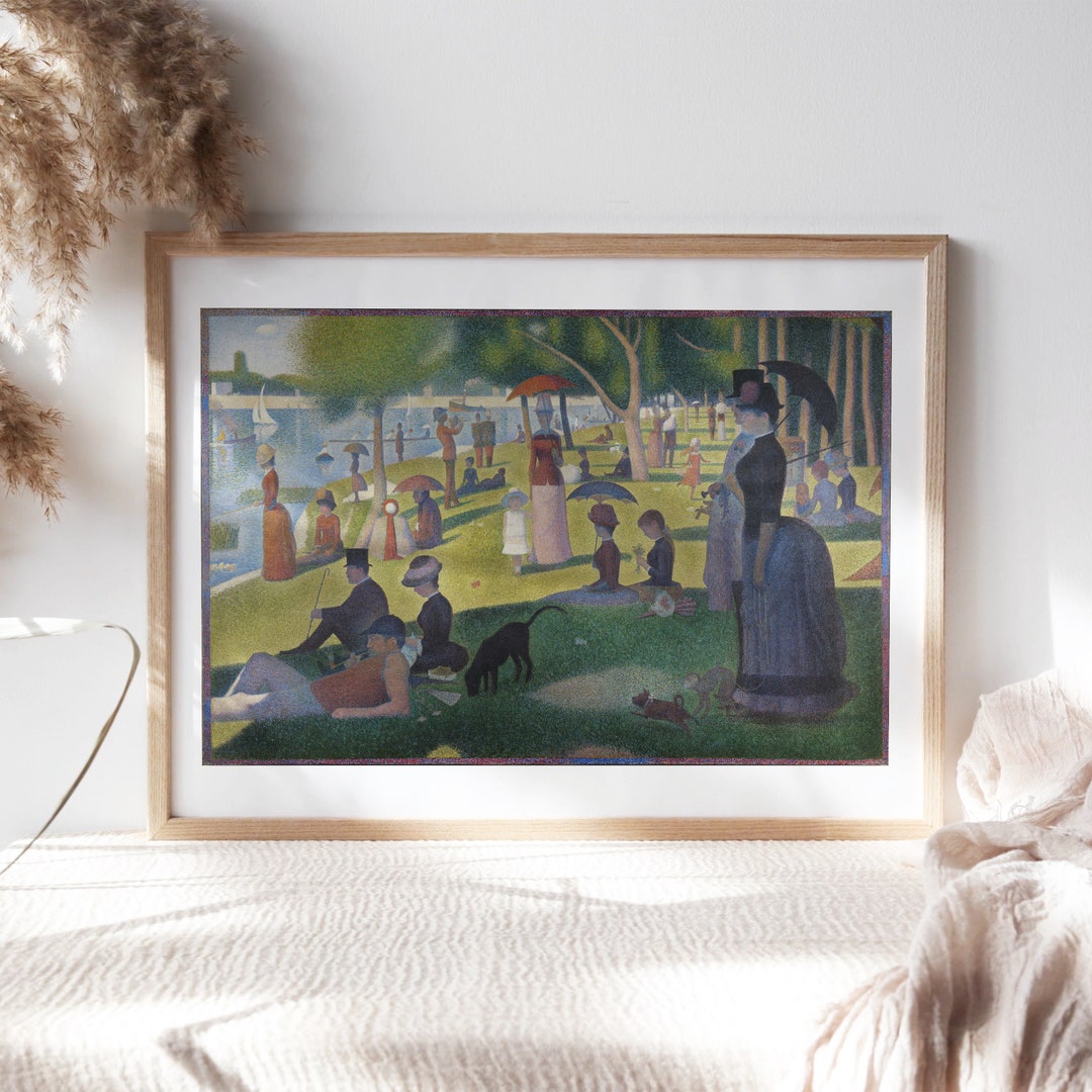 Georges Seurat, A Sunda Afternoon on the Island of La Grande Jatte ...