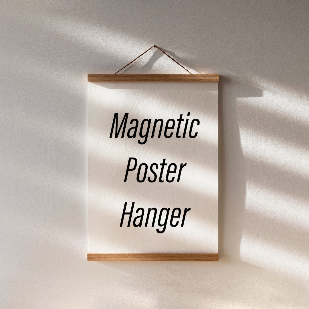Magnetic Poster Hanger for Posters Prints & Paintings, Poster Holder ...