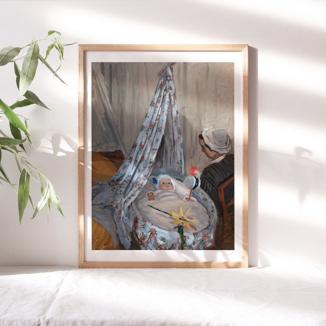 Claude Monet, the Cradle - Camille With the Artist's Son Jean, 1867 ...