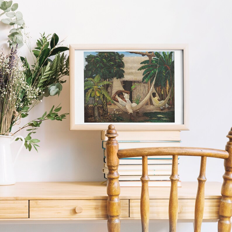 Ramón Cano Manilla Siesta 1926 Fine Art Poster Moody Wall - Etsy UK