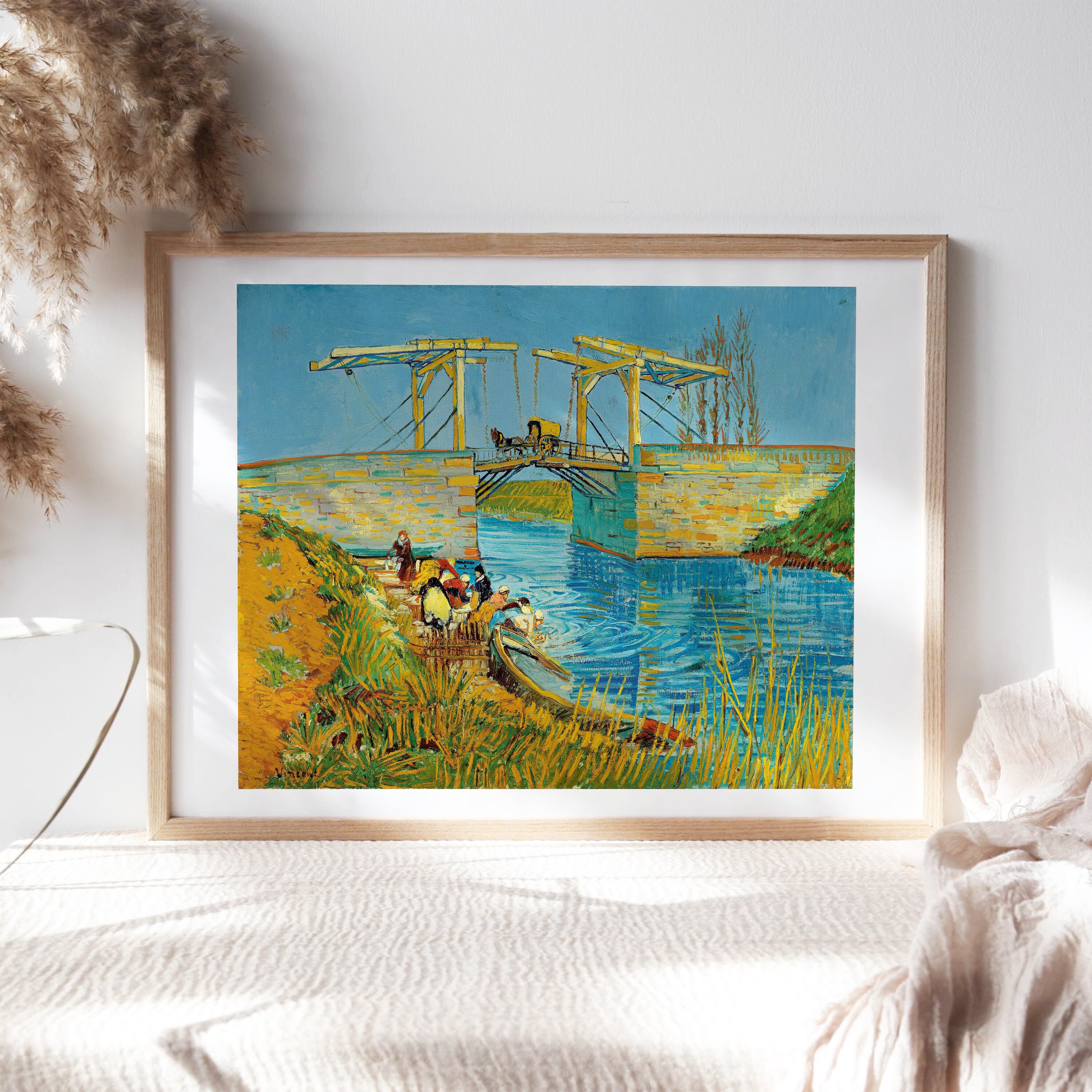 Vincent Van Gogh, Bridge at Arles pont De Langlois, 1888, Living Room ...