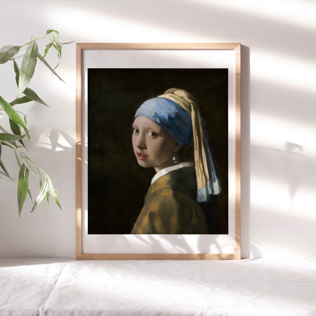 Johannes Vermeer Girl With a Pearl Earring 1665, Gilded Age Paintings ...