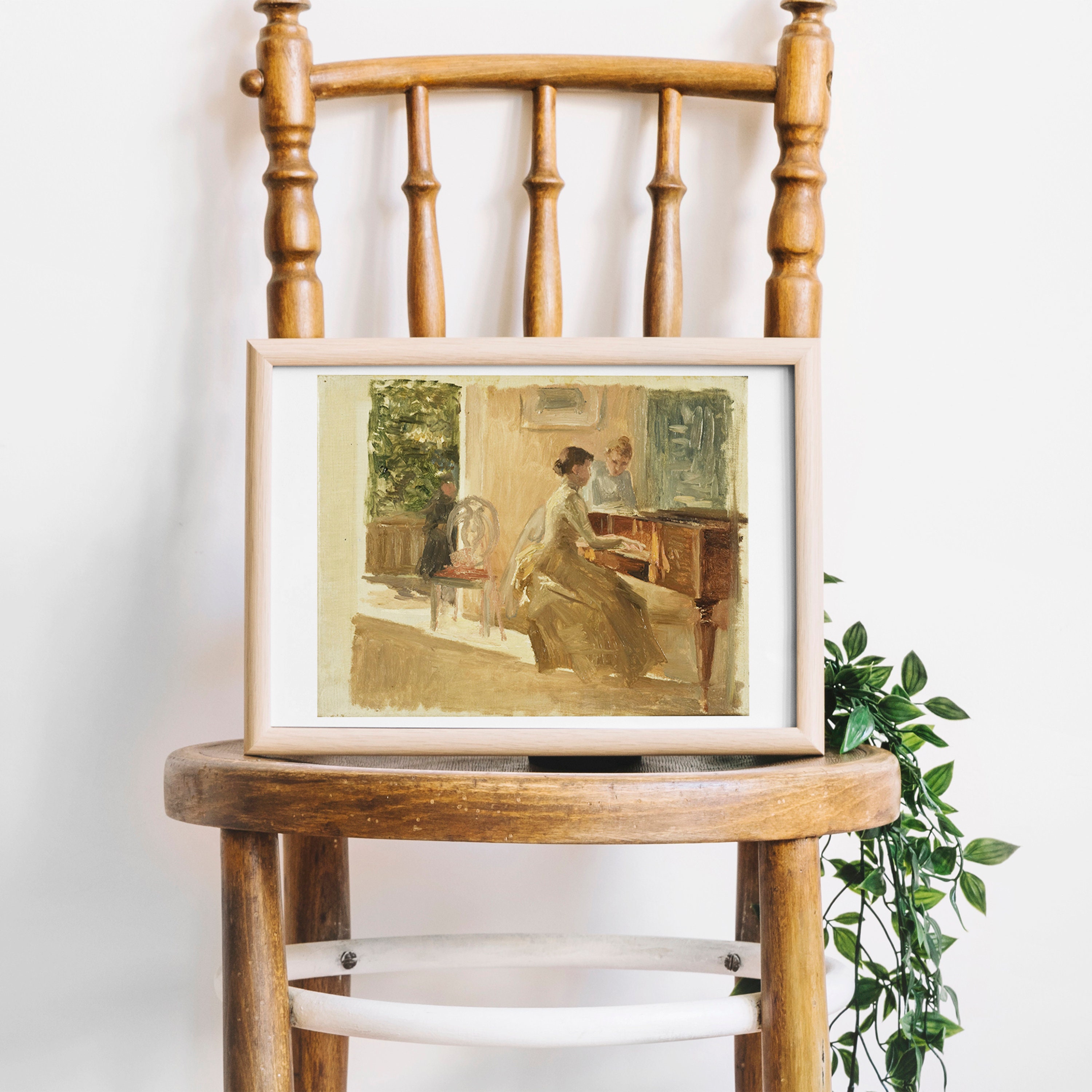 Albert Edelfelt in the Drawing Room at Haiko 1888 Wall Décor Premium ...