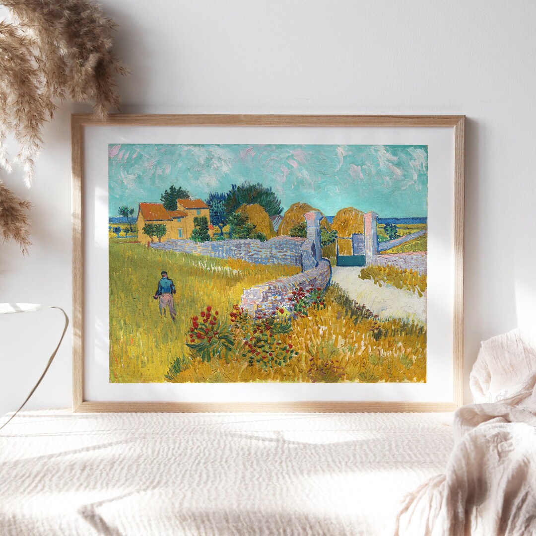 Vincent Van Gogh, Farmhouse in Provence, 1888, Living Room Decor ...