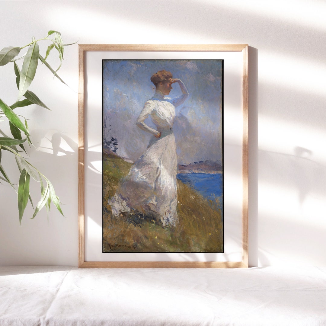 Frank Weston Benson, Sunlight 1909, Living Room Wall Décor, Vintage ...