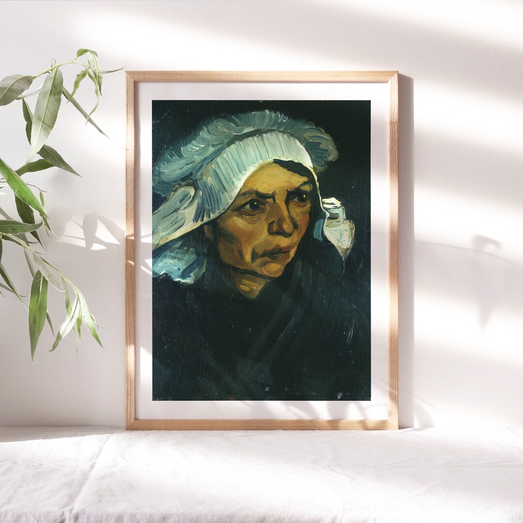 Vincent Van Gogh, Head of a Peasant Woman, 1885, Living Room Wall Décor ...