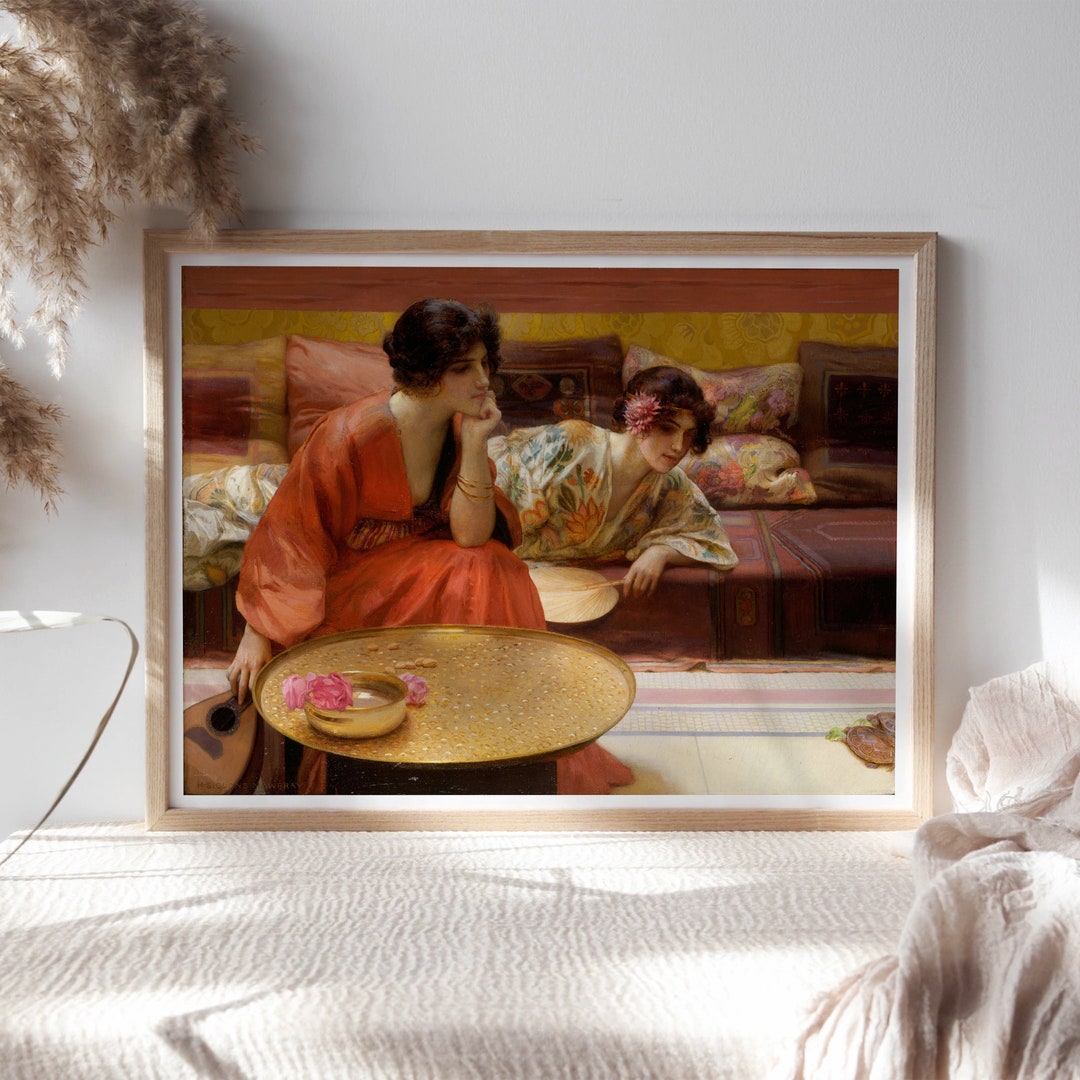 Harry Siddons Mowbray Idle Hour 1895 Fine Art Poster - Etsy.de