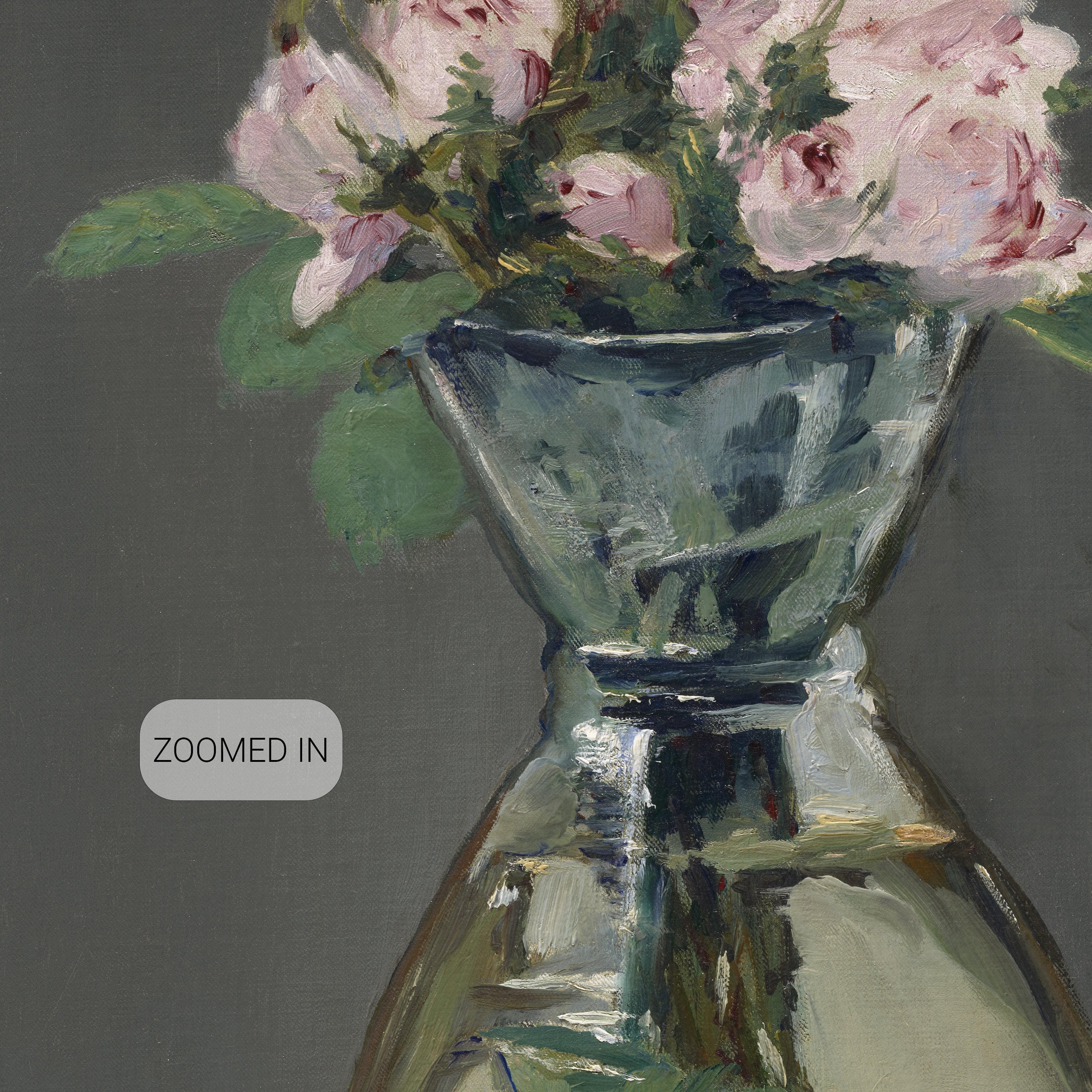 Edouard Manet Moss Rose in a Vase 1882 Premium Canvas Print - Etsy