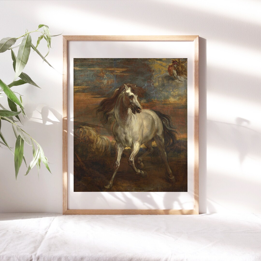 Anthony van Dyck, Die Pferde des Achilles, 1640 Wanddekor, Kunstwerk ...