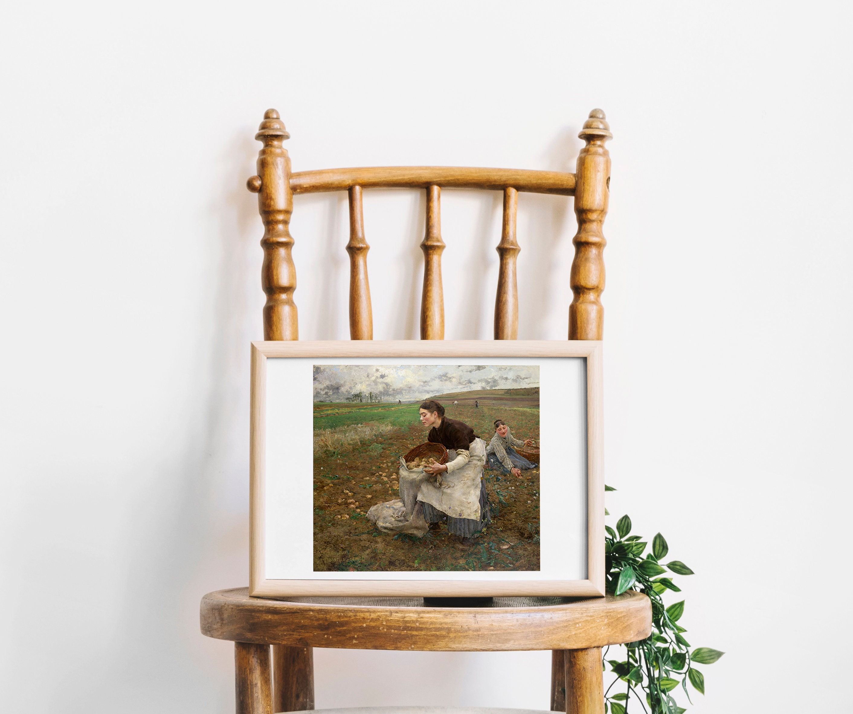 Jules Bastien-lepage October 1878 Fine Art Poster Moody - Etsy