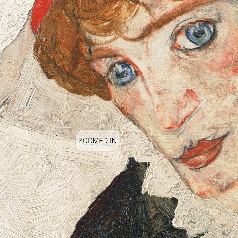 Egon Schiele, Portrait of Wally Neuzil, 1912 Wall Décor Premium Canvas ...