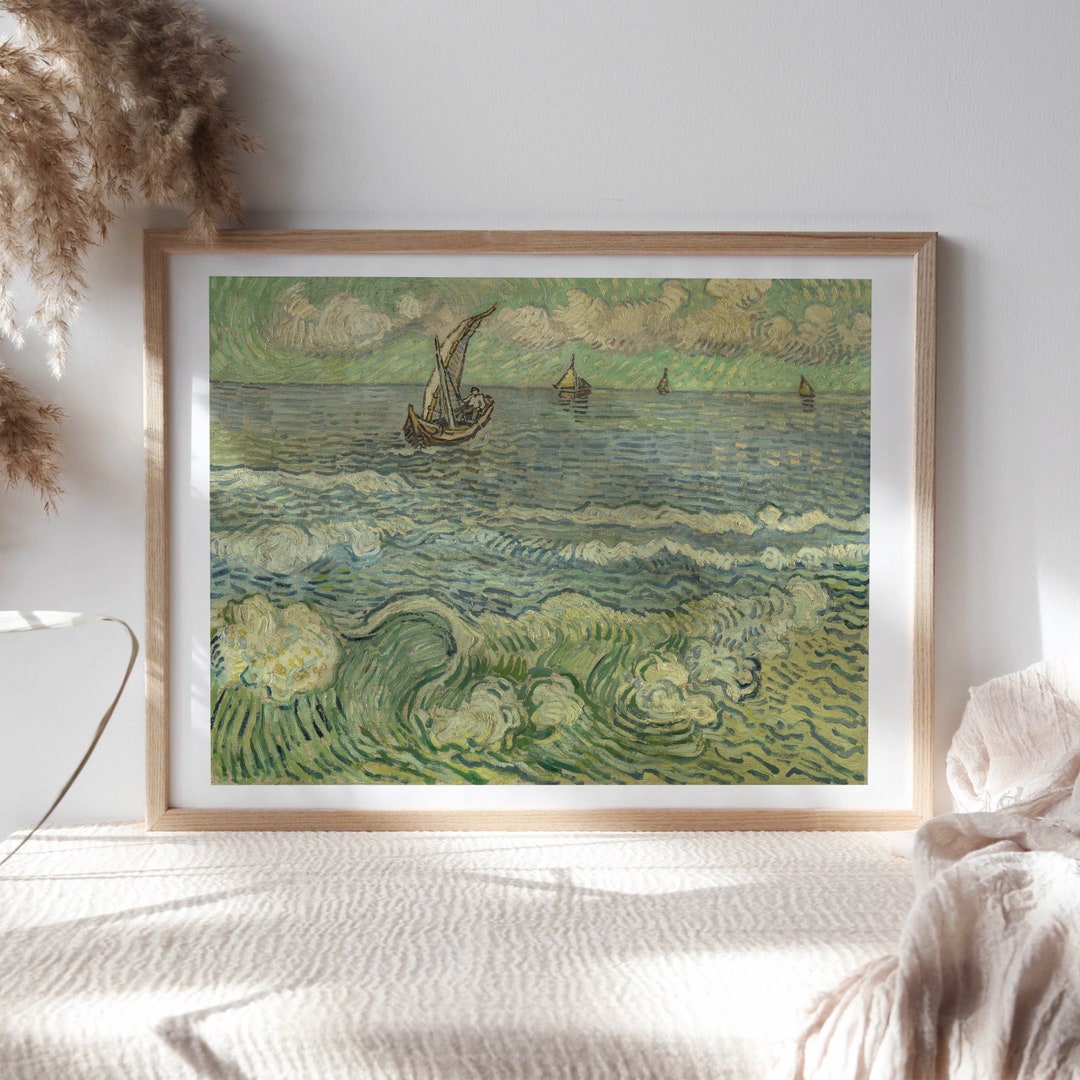 Leonhard Wacker, Seascape at Saintes-maries-de-la-mer, 1927, Fine Art ...