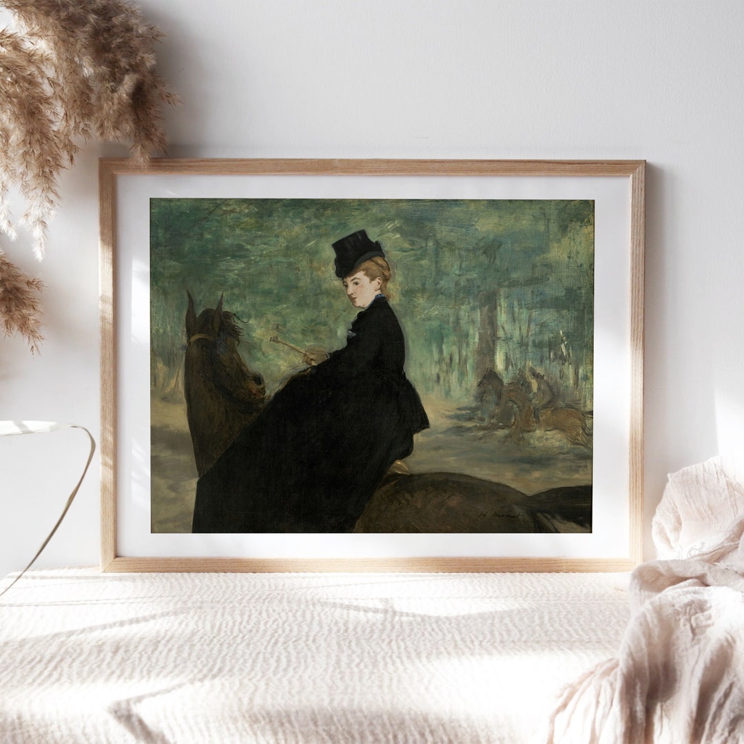 Édouard Manet, the Amazon - Portrait of Marie Lefébure 1875, Living ...