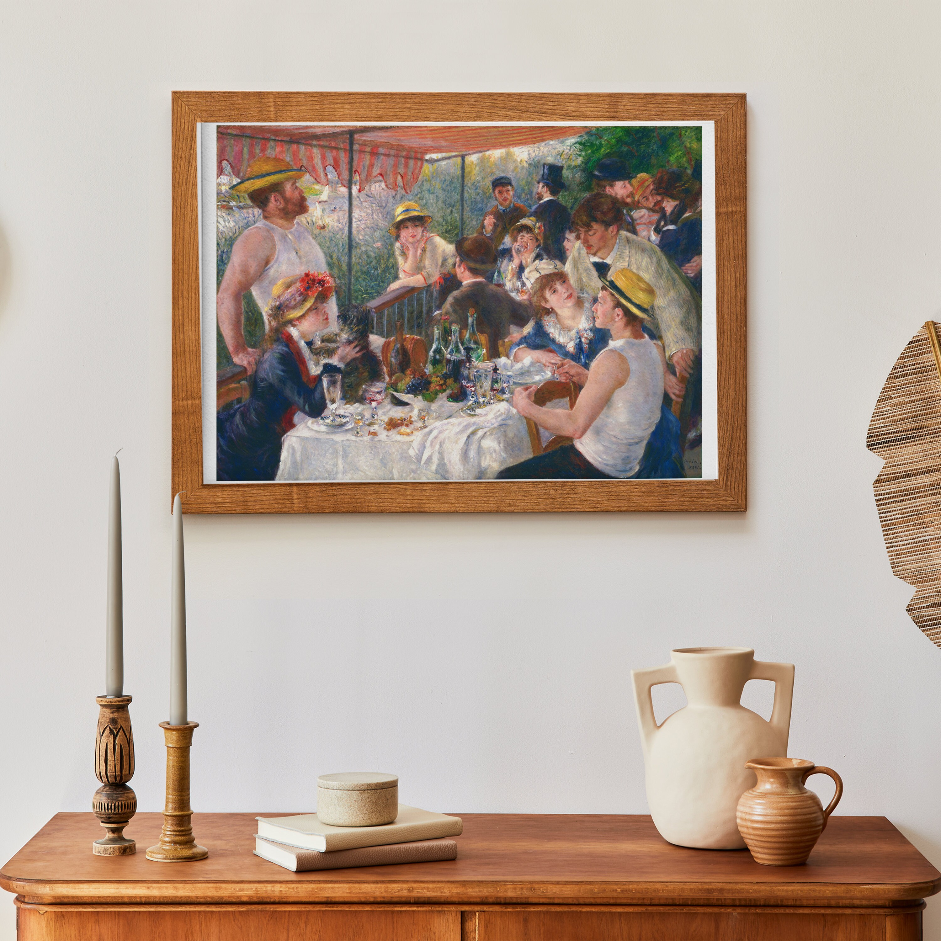 Pierre-auguste Renoir, Luncheon of the Boating Party 1881 Living Room ...