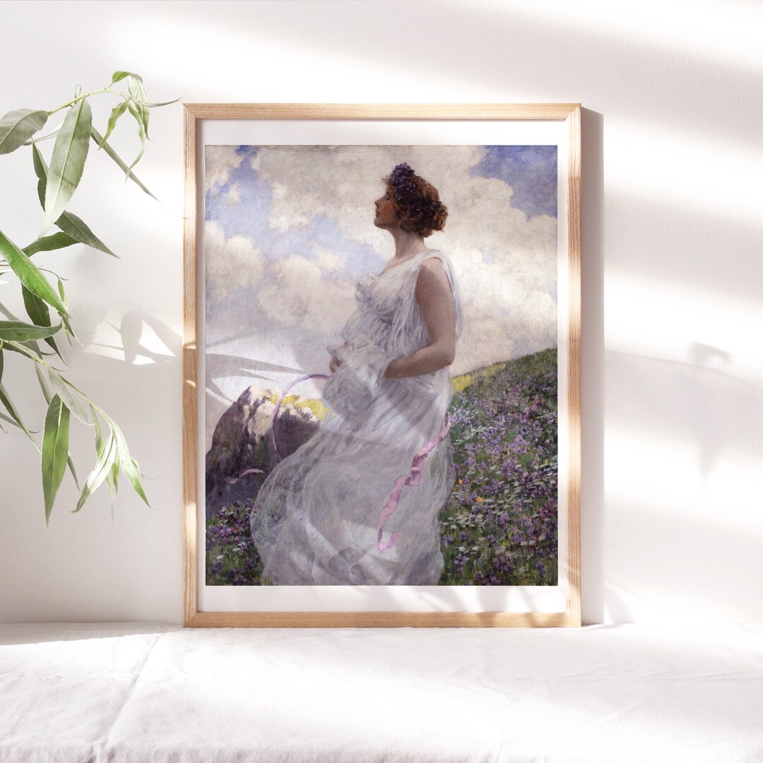 George Hitchcock, Calypso, 1906, Fine Art Poster, Moody Wall Decor ...