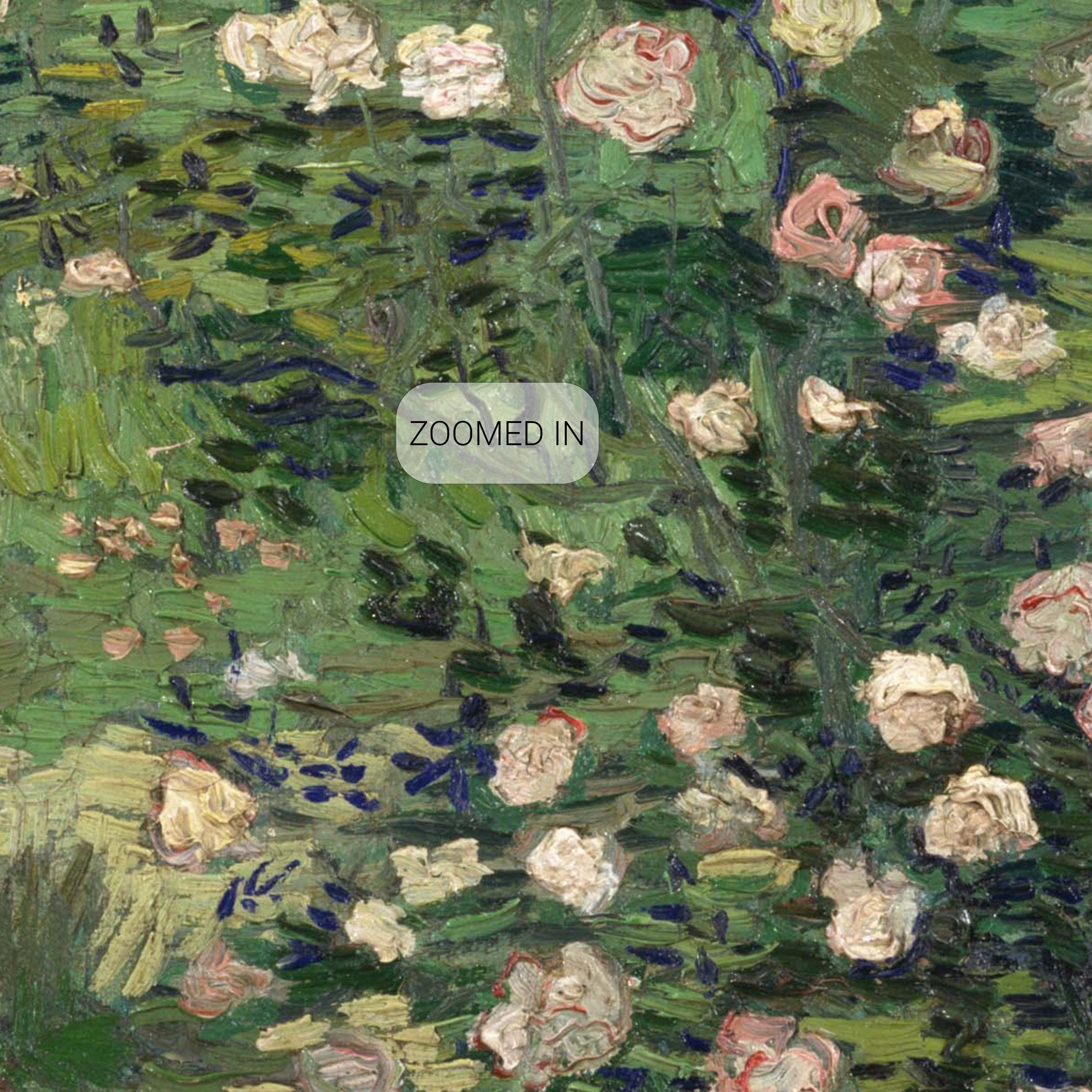 Vincent Van Gogh, Roses, 1889, Living Room Wall Décor, Premium Canvas ...