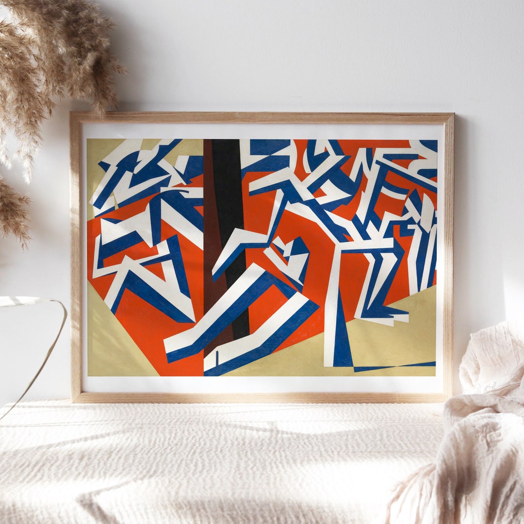David Bomberg, the Mud Bath, 1914, Fine Art Poster, Moody Wall Décor ...