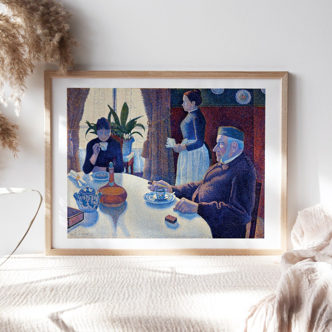 Paul Signac, the Dining Room, 1887, Living Room Wall Décor, Premium ...