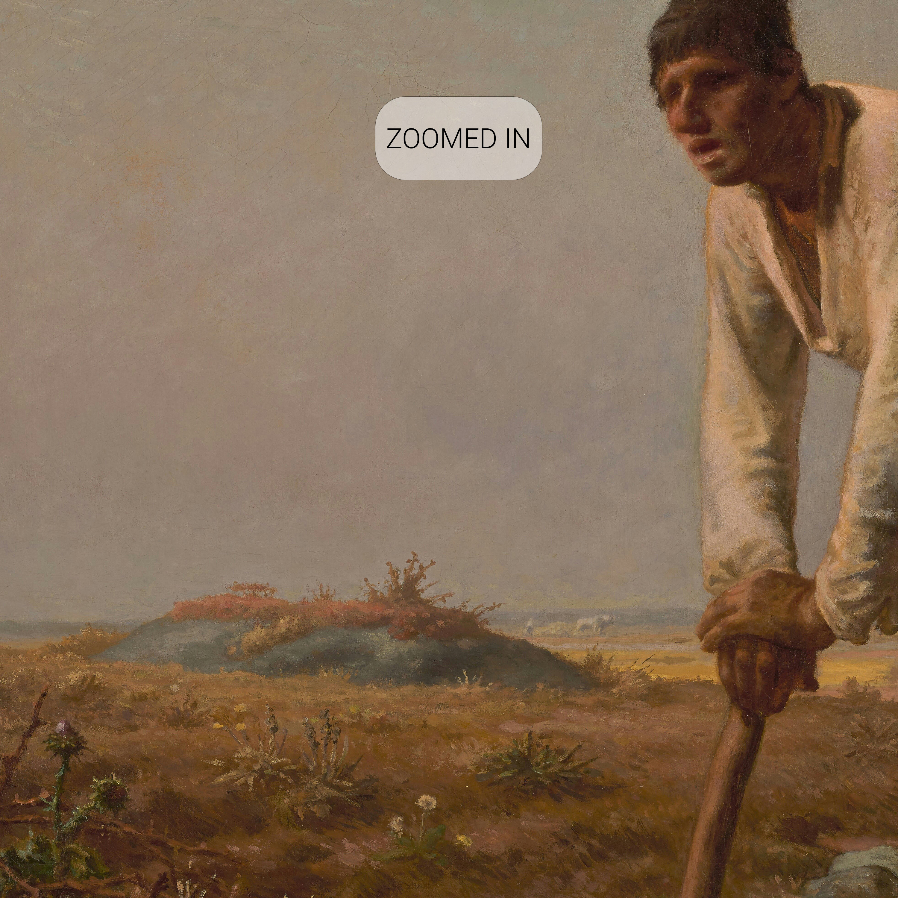 Jean-françois Millet, Man With a Hoe, 1862, Living Room Decor, Canvas ...