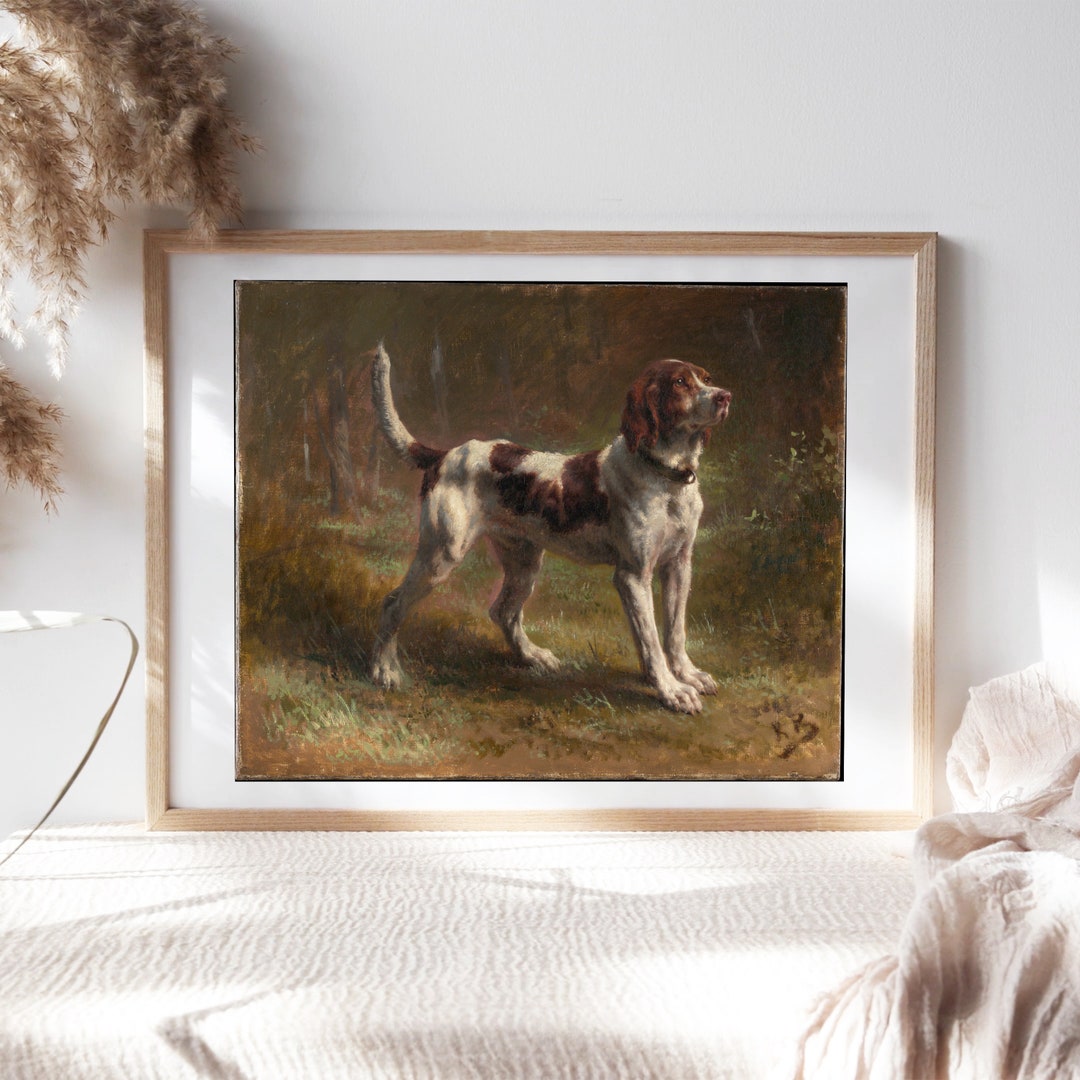 Rosa Bonheur, A Limier Briquet Hound, 1856 Wall Décor, Artwork Premium ...