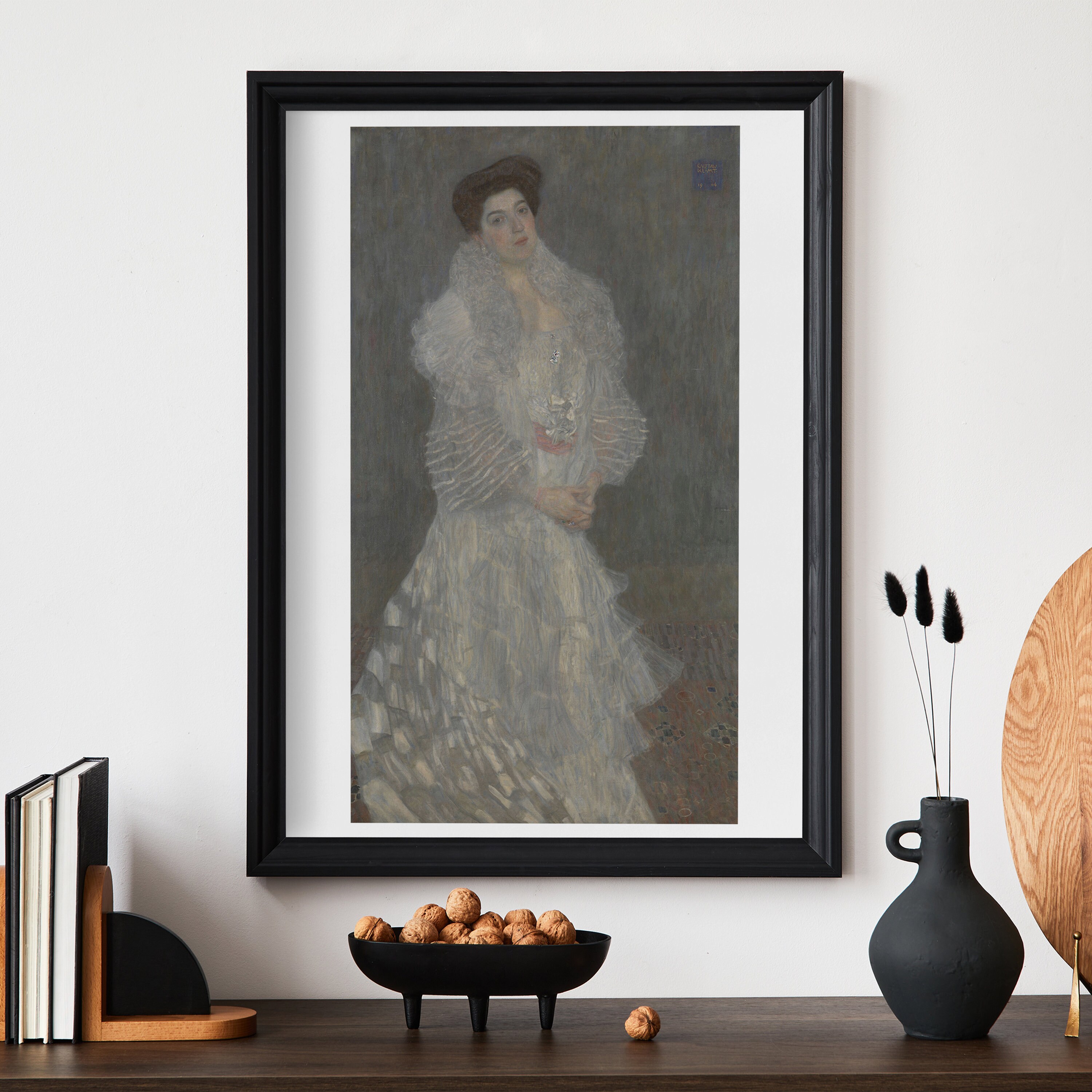 Gustav Klimt, Portrait of Hermine Gallia 1904, Living Room Wall Décor ...