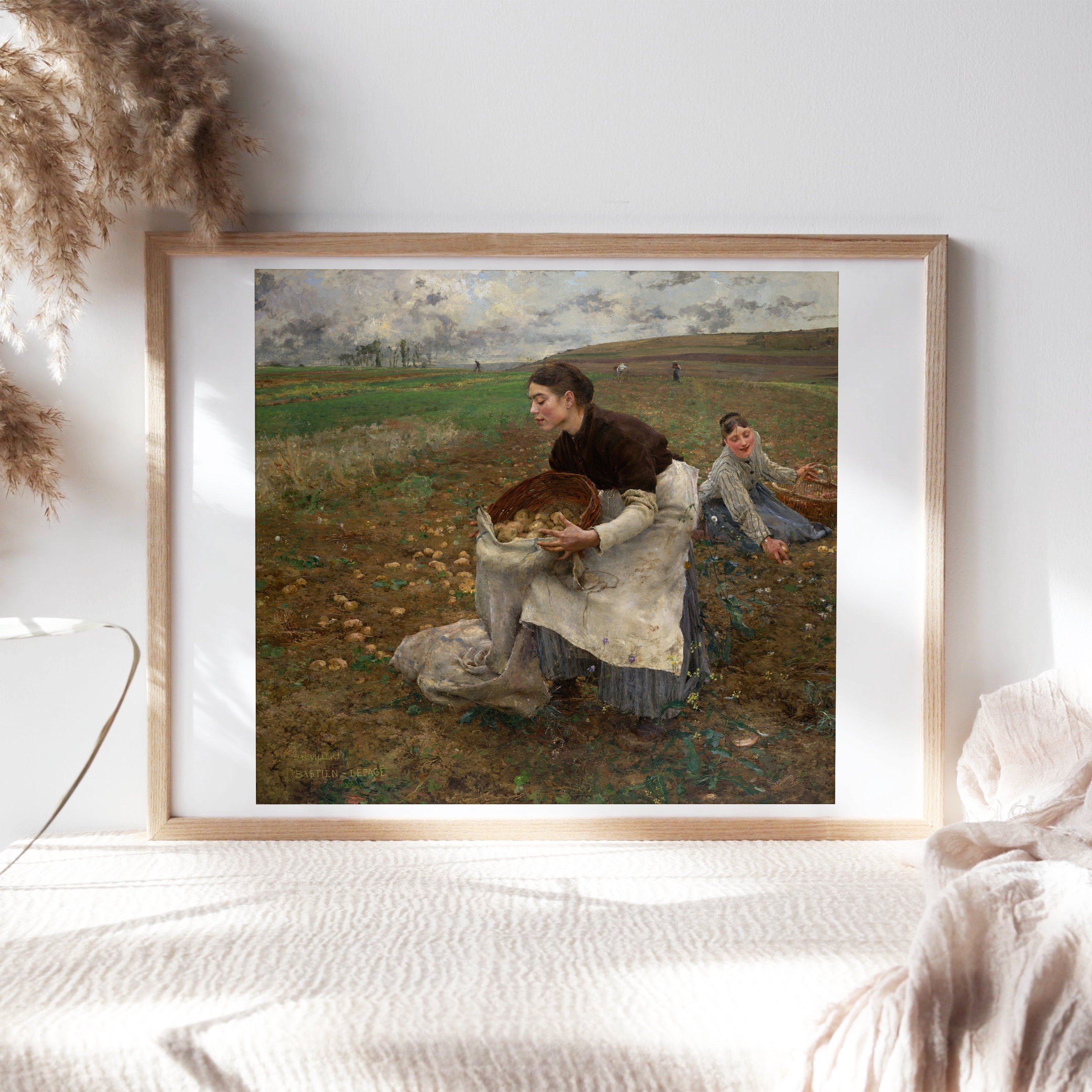 Jules Bastien-lepage October 1878 Fine Art Poster Moody - Etsy