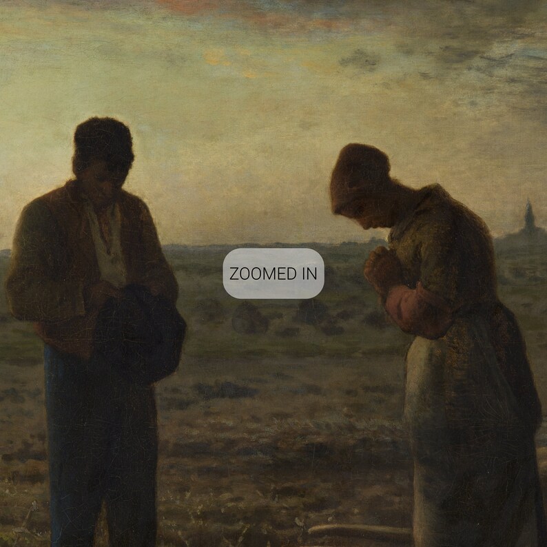 Jean-françois Millet, the Angelus, 1859, Living Room Wall Décor ...