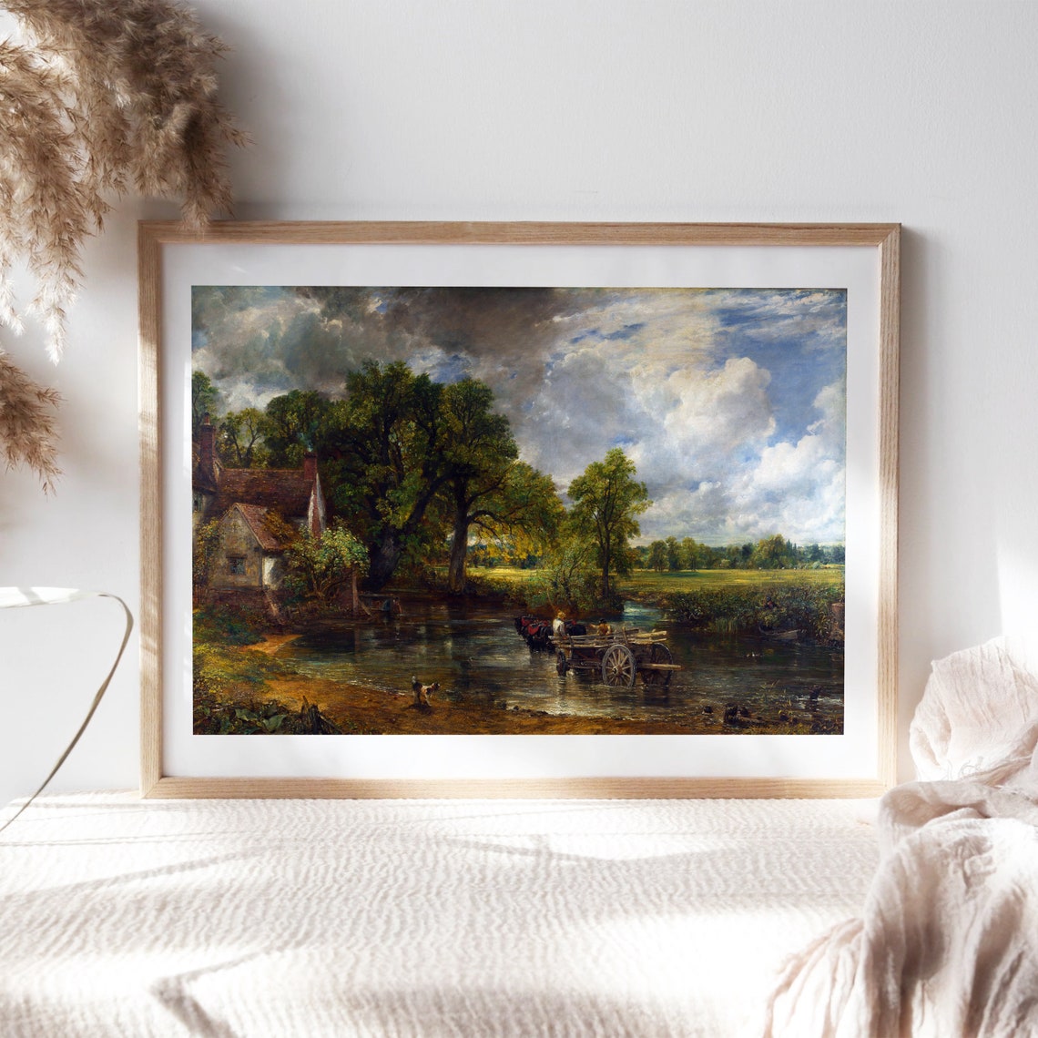 John Constable, the Hay Wagon, 1821, Famous Wall Decor, Vintage Canvas ...