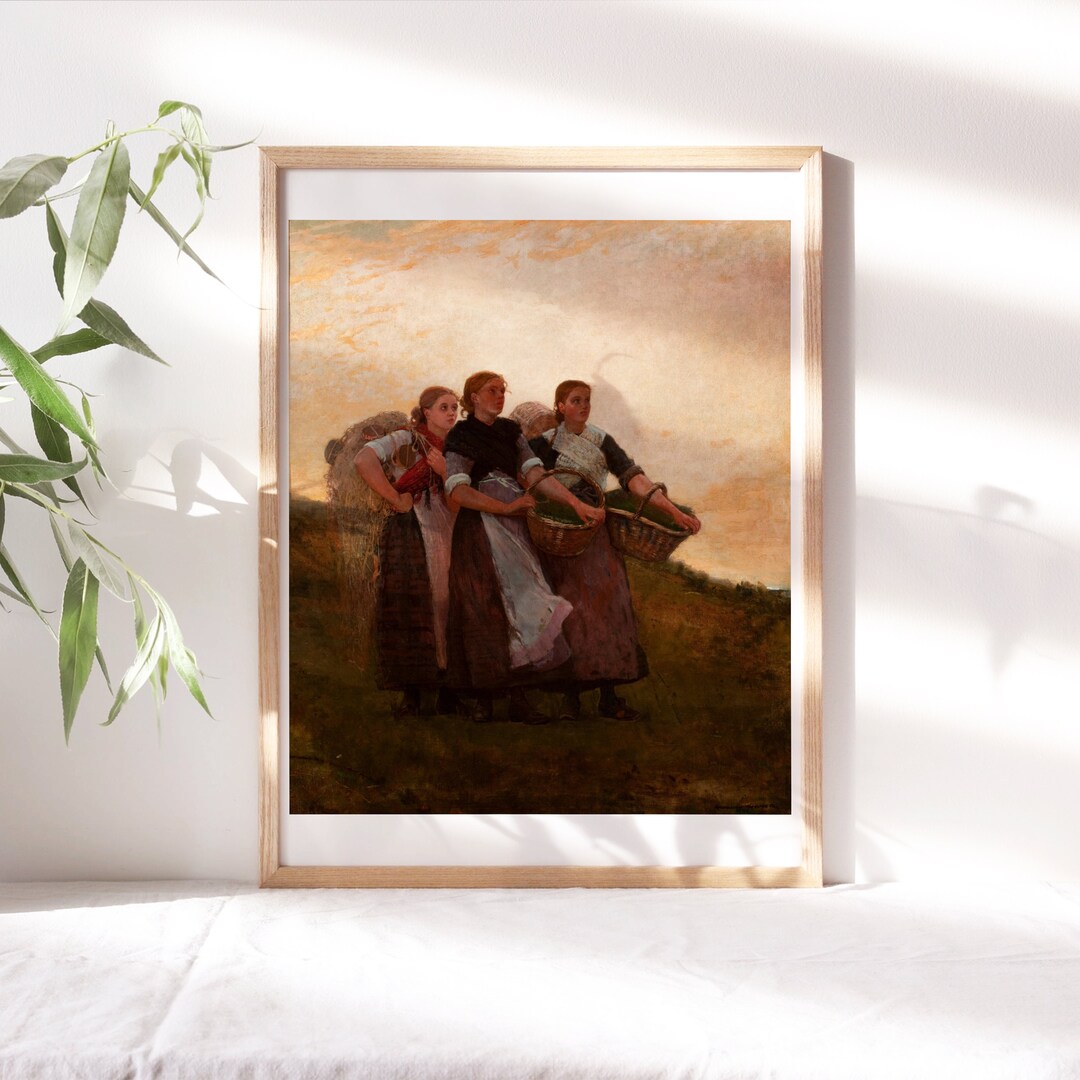 Winslow Homer, Hark the Lark 1882, Fine Art Poster, Moody Wall Décor ...
