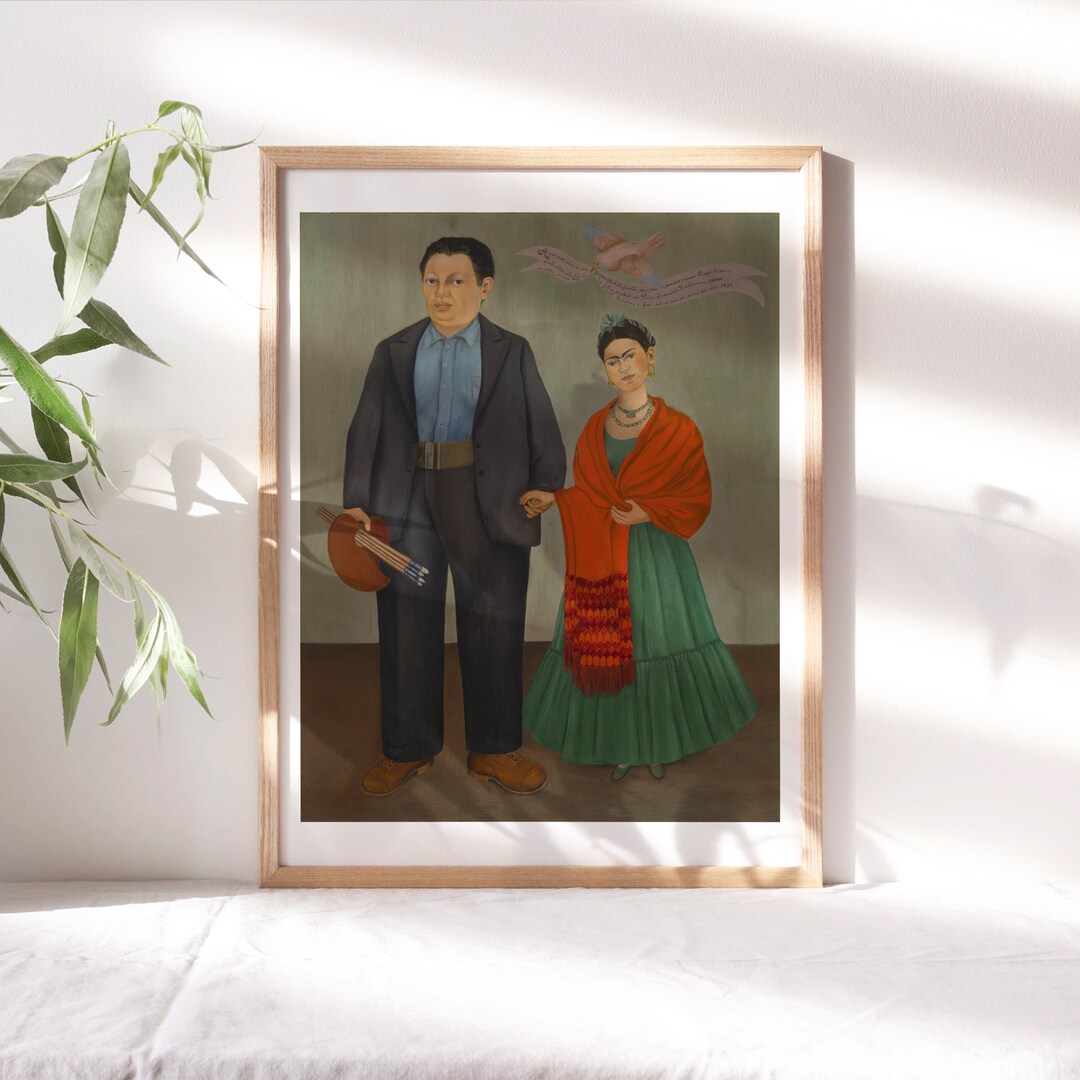 Frida Kahlo, Frieda and Diego Rivera, 1931, Living Room Wall Décor ...