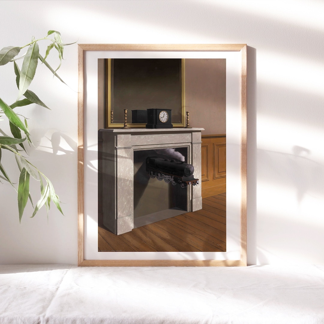 Rene Magritte, Time Transfixed, 1938, Bedroom Wall Art, Fine Art Prints ...