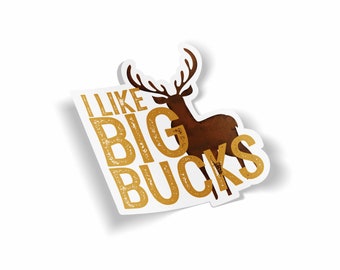 I Like Big BUCKS Vinyl Sticker Car Decal - Etsy