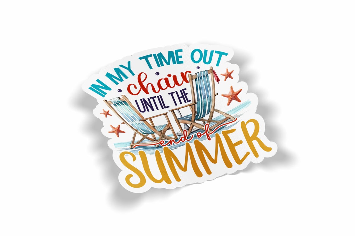 In My Time Out Chair Sticker - Etsy
