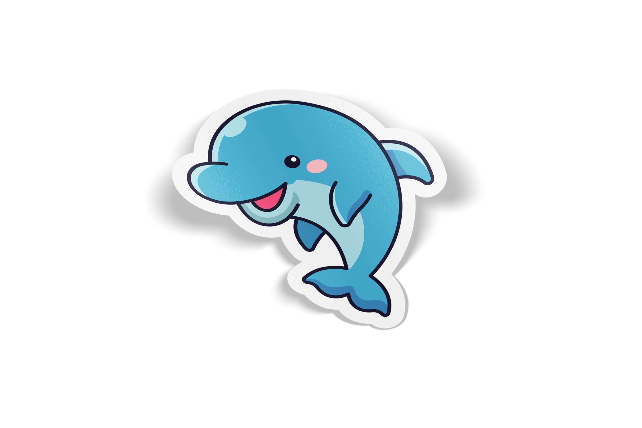 Dolphin Sticker - Etsy