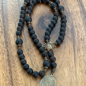 Mater Dolorosa Rosary, Pure Bronze and Sandalwood, Seven Sorrows of ...