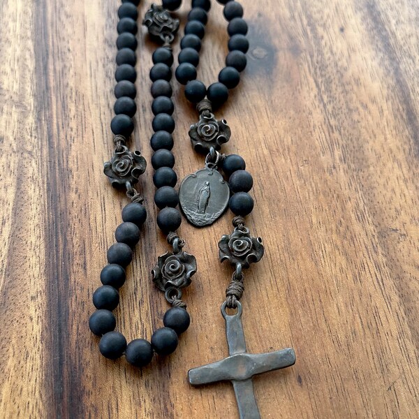 Rose Petal Rosary - Etsy