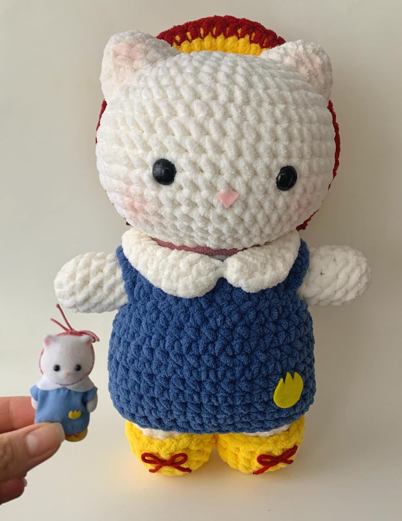 PDF | Eng-spa Sylvanian Families Nursery Cat Crochet Pattern | Calico ...