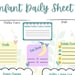 Infant Daily Sheet Editable Instant Digital Download for Daycare Homes ...