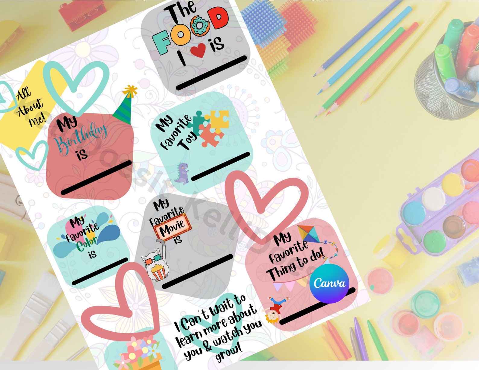 Daycare Forms Bundle | Editable Childcare Templates (canva) Easy to ...