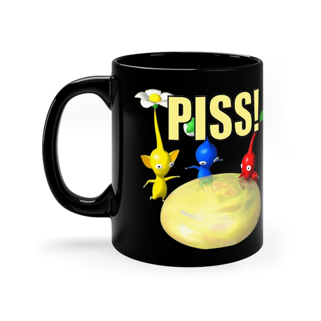 Black Pikmin Piss Mug - Etsy