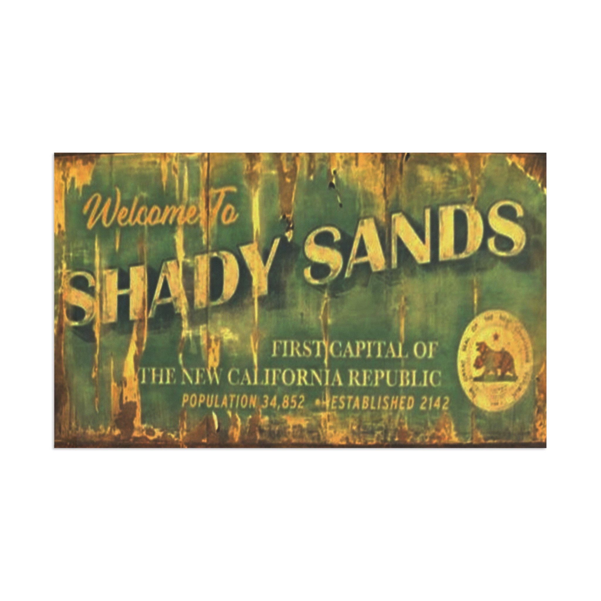 Fallout Shady Sands Flag - Etsy