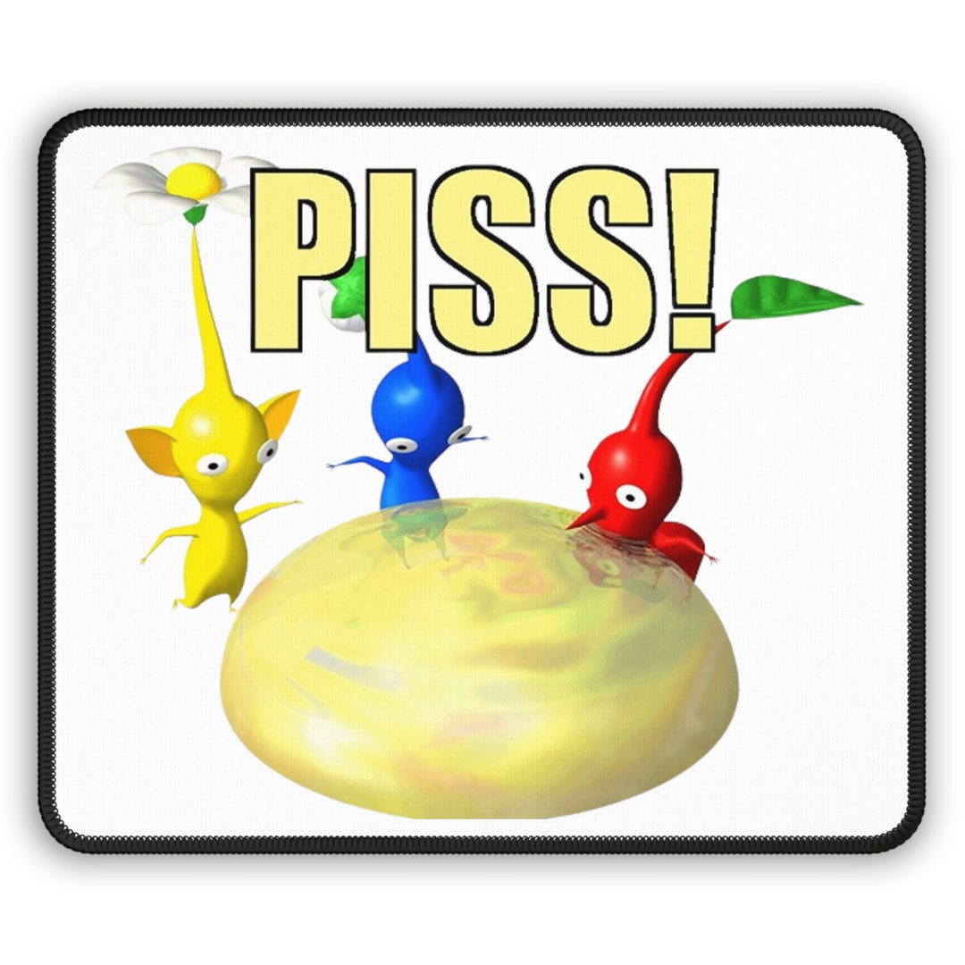 Pikmin PISS Mousepad - Etsy