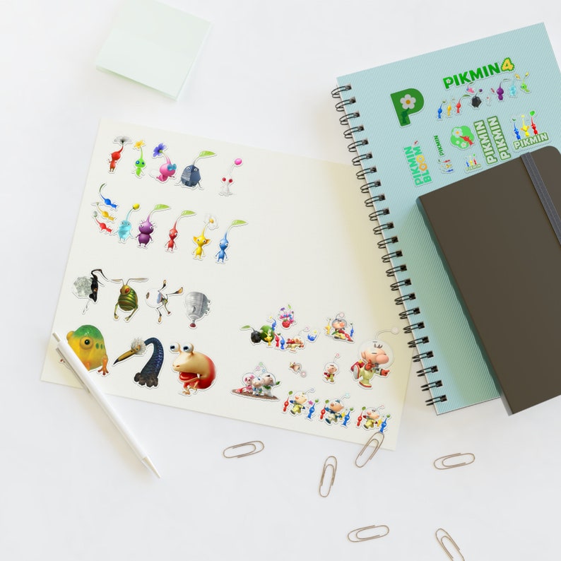 Pikmin 4 Sticker Sheet - Etsy