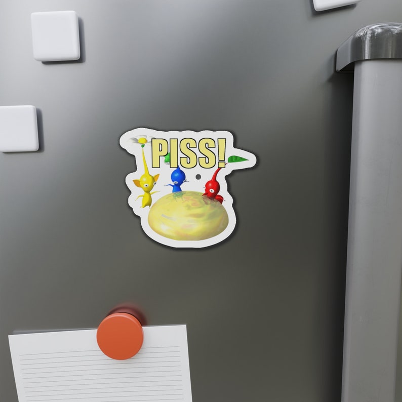 Pikmin PISS Magnet - Etsy