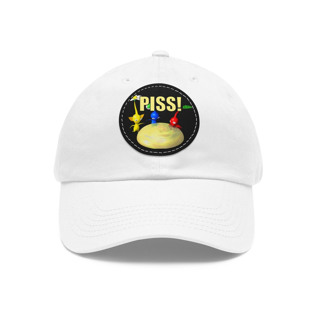 Pikmin Piss Cap (leather Patch) - Etsy