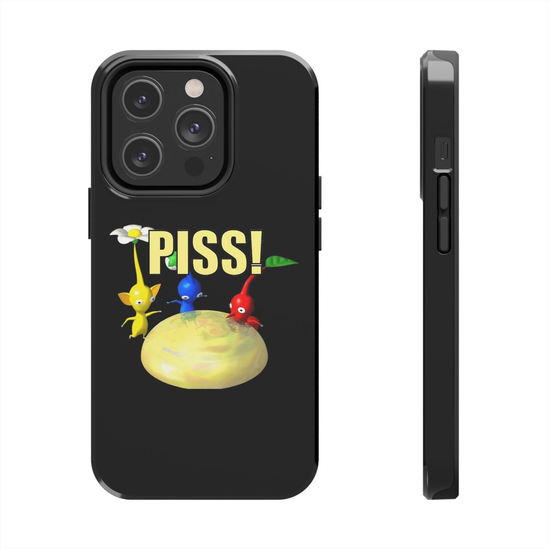 Black Pikmin PISS Phonecase - Etsy